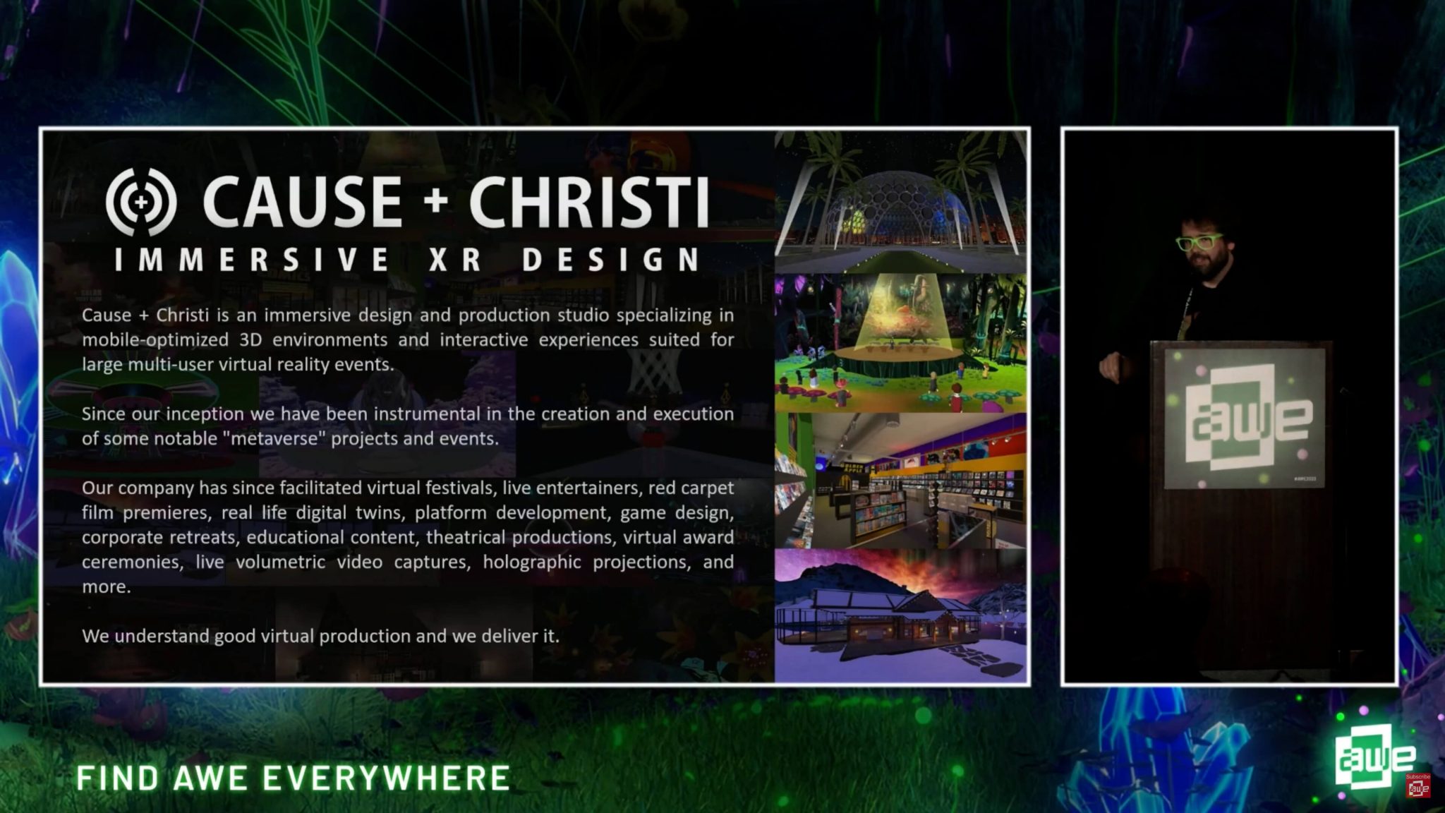 AWE 2023 Pt. 1: What We Did On Stage! - Cause + Christi