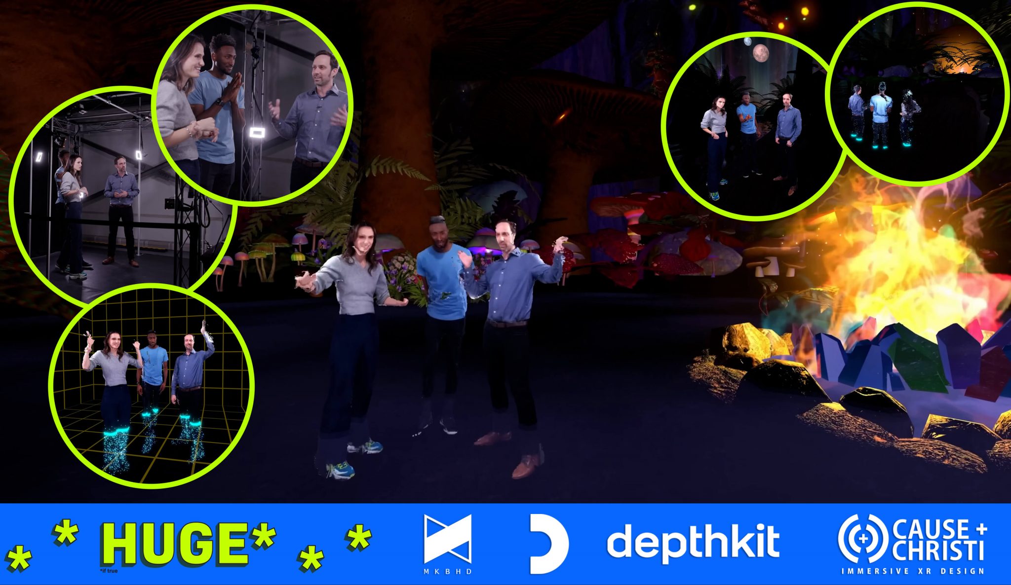 Tech Celebs Cleo Abram & MKBHD Beam Into Our 3D World for a Volumetric Collaboration! - Cause ...